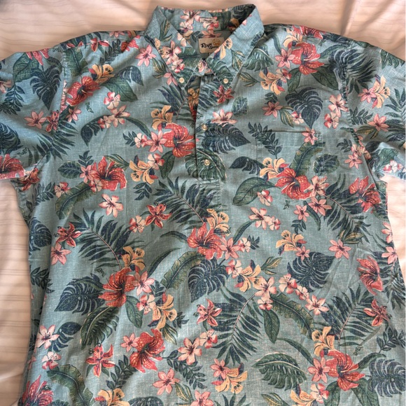 reyn spooner | Shirts | Reyn Spooner Blue Floral Shirt | Poshmark